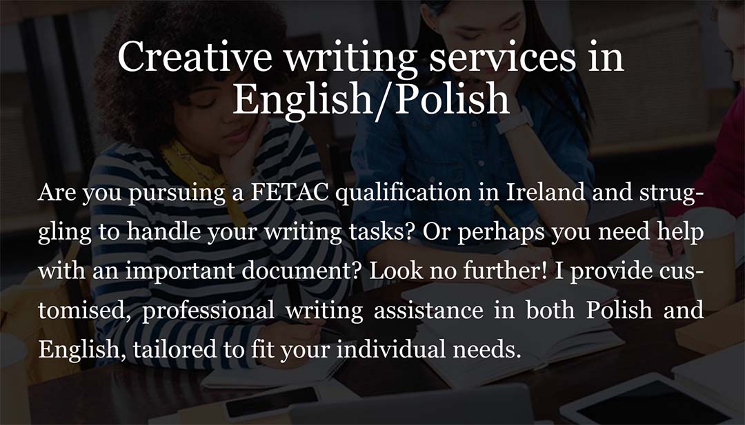 Professional Creative Writing Services in English and Polish